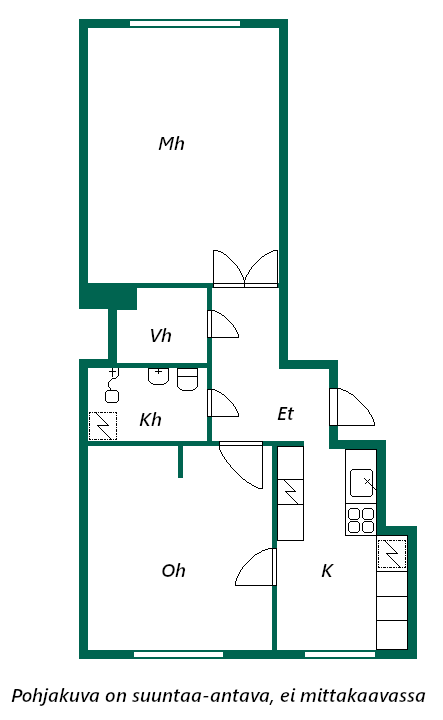 2h, k, kh, vaatehuone, Kauppakatu 25, Taulumäki, Varkaus ...